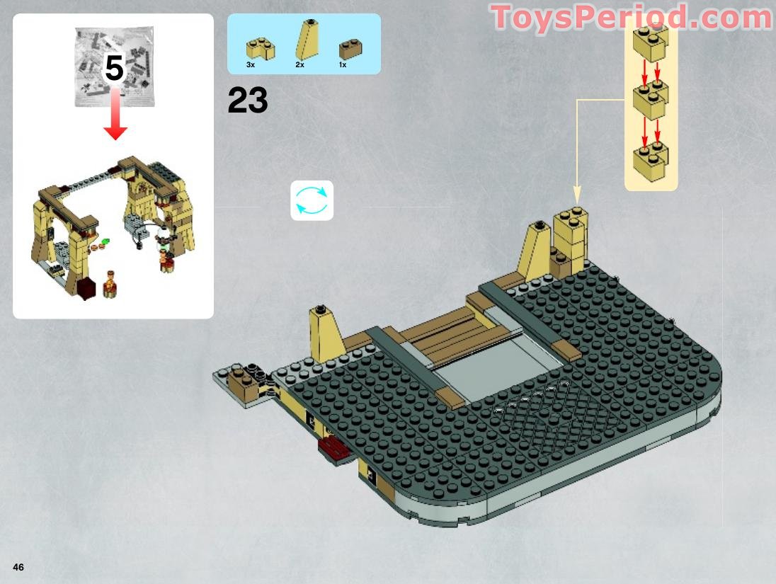 LEGO 9516 Jabba's Palace Instructions and Parts List