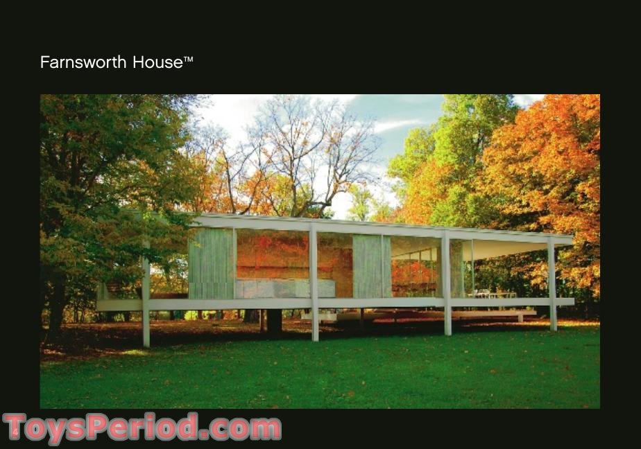 LEGO 21009 Farnsworth House Instructions and Parts List