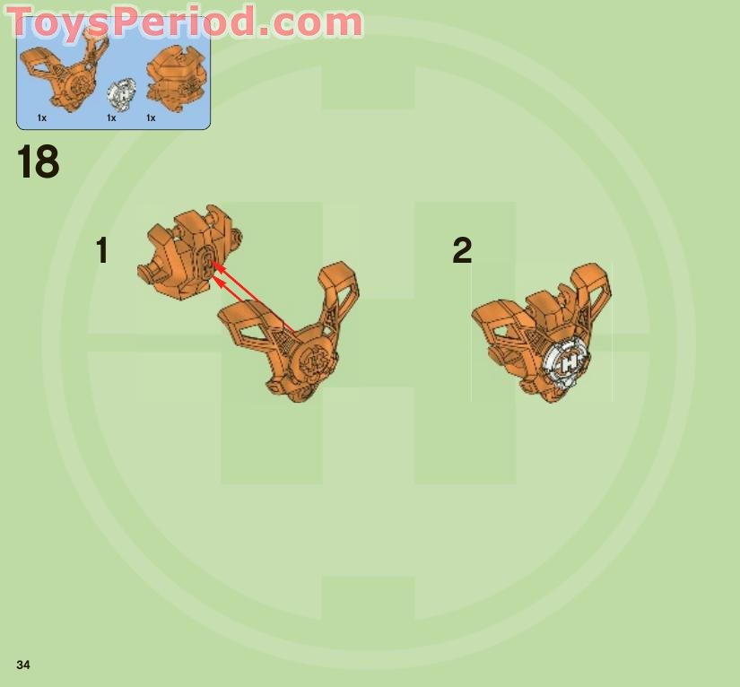 LEGO 2282 Rocka XL Instructions and Parts List