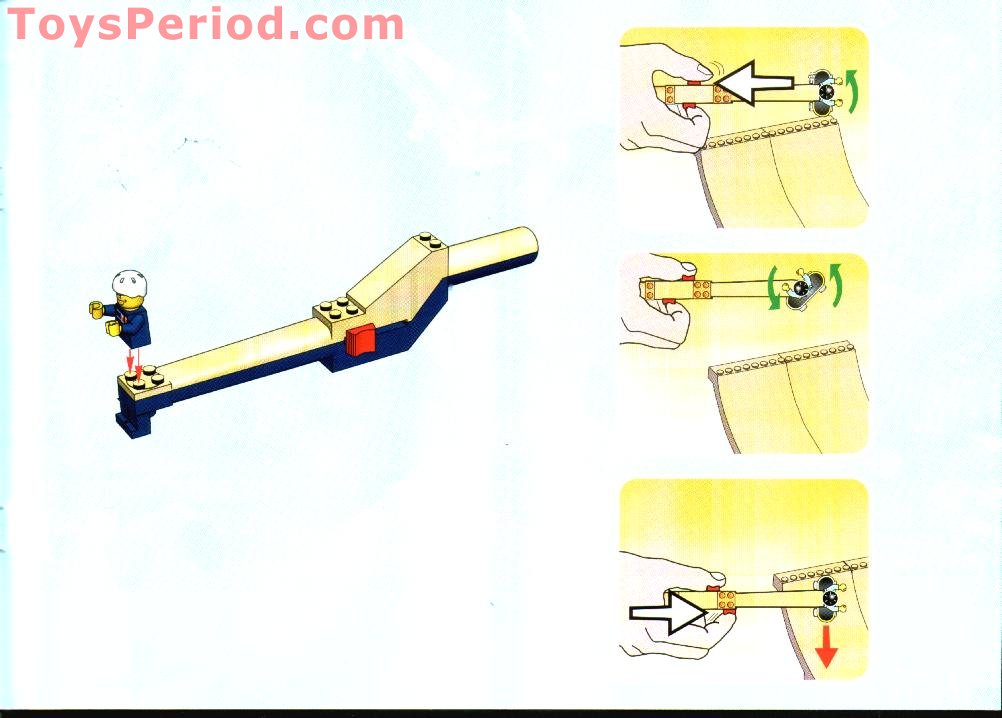 LEGO 3537 Skateboard Vert Park Challenge Instructions and Parts List