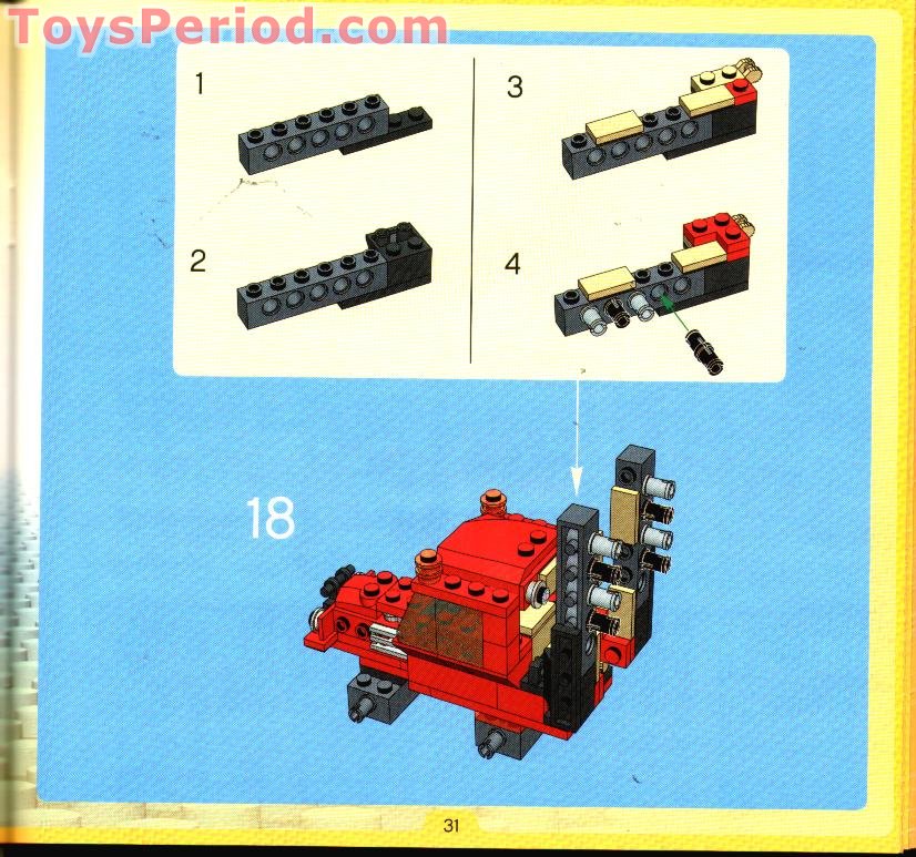 LEGO 4883 Gear Grinders Instructions and Parts List