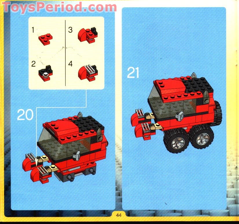LEGO 4883 Gear Grinders Instructions and Parts List
