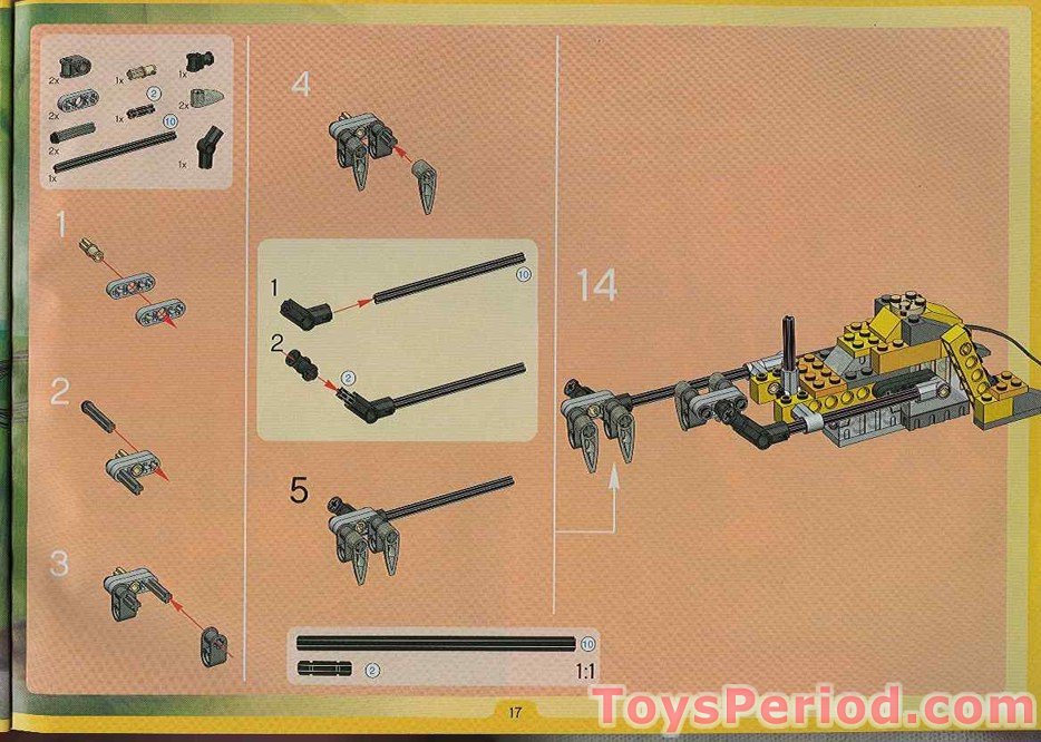 LEGO 4094 Motor Movers Instructions and Parts List
