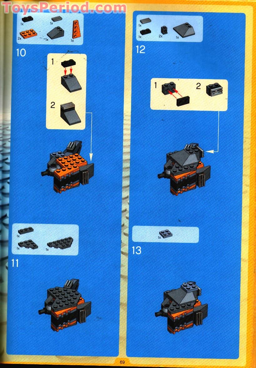 LEGO 4508 Titan Xp Instructions and Parts List