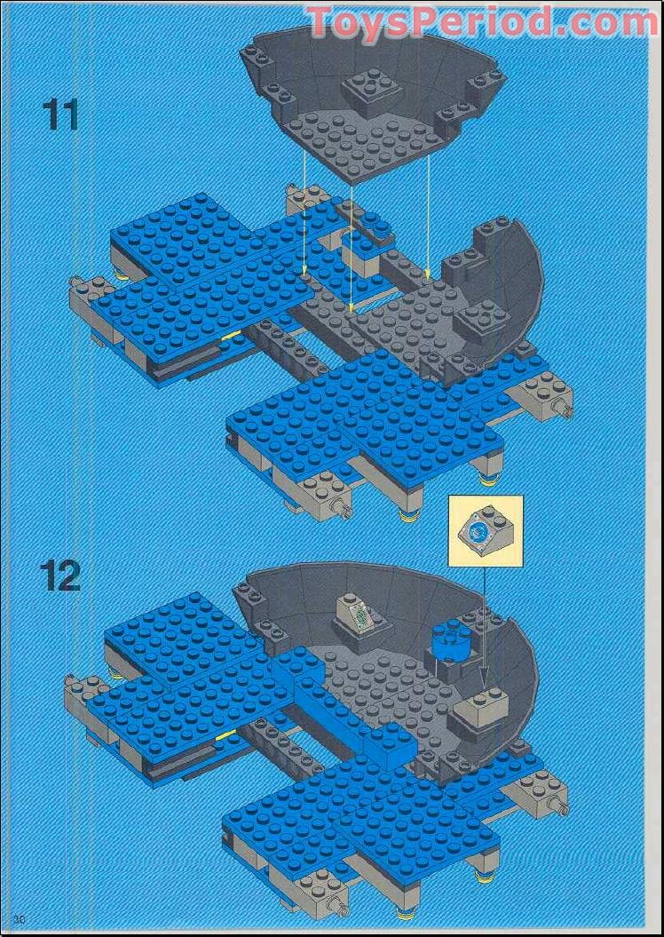 LEGO 6977 Arachnoid Star Base Instructions and Parts List