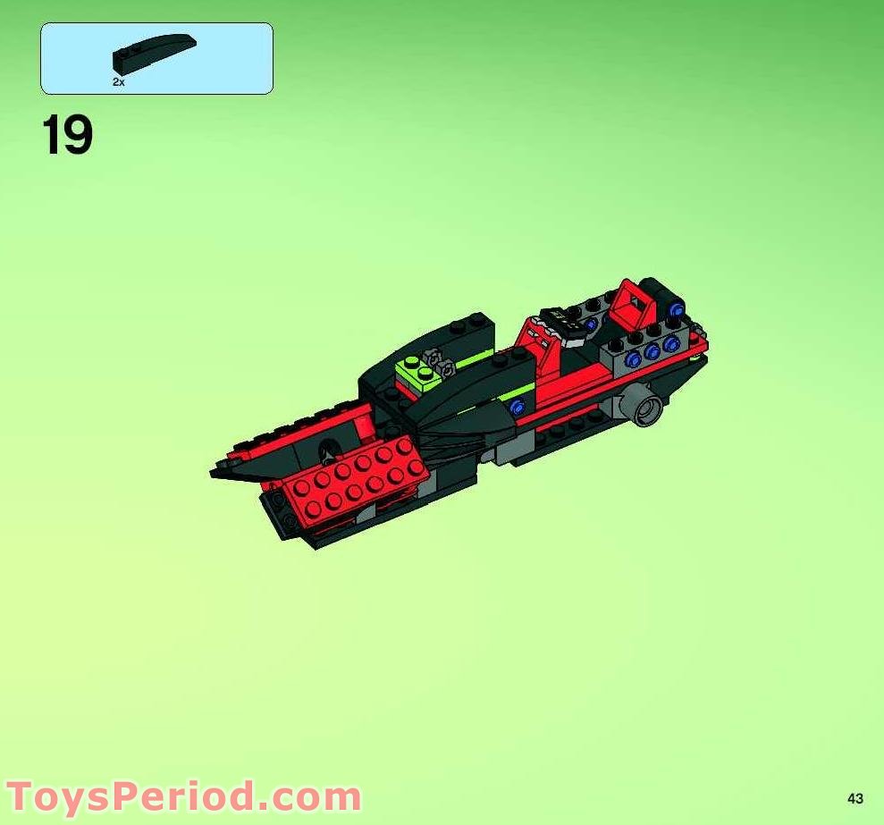 LEGO 7646 ETX Alien Infiltrator Instructions and Parts List