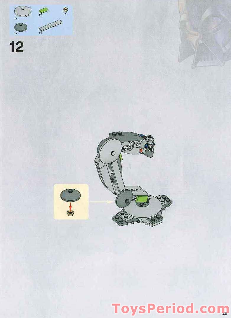 LEGO 7671 AT-AP Walker Instructions and Parts List