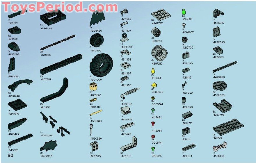 LEGO 7886 The Batcycle: Harley Quinn's Hammer Truck Instructions and ...