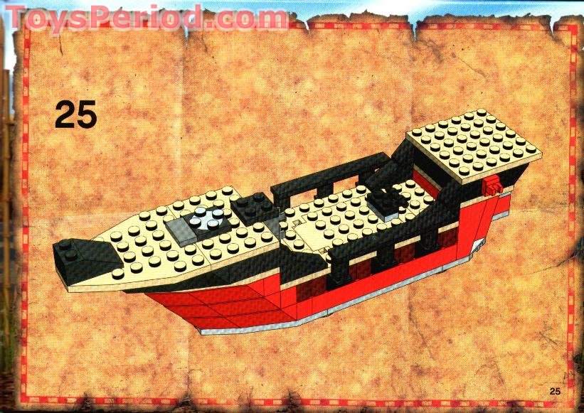 LEGO 7416 Emperor's Ship Instructions and Parts List