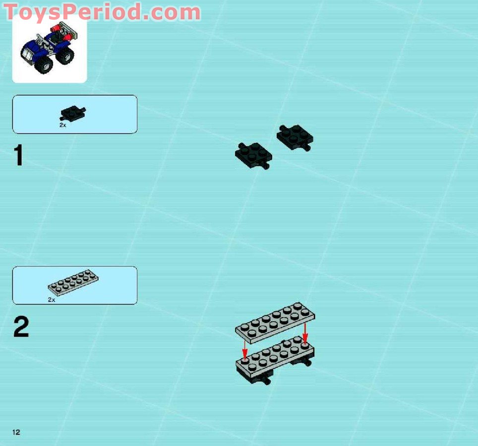 LEGO 8635 Mission 6: Mobile Command Center Instructions and Parts List