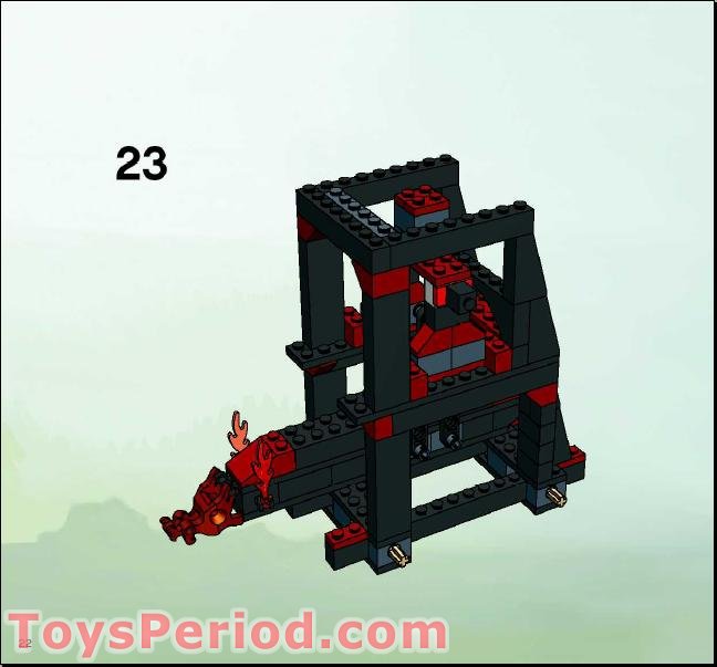 LEGO 8800 Vladek's Siege Engine Instructions and Parts List