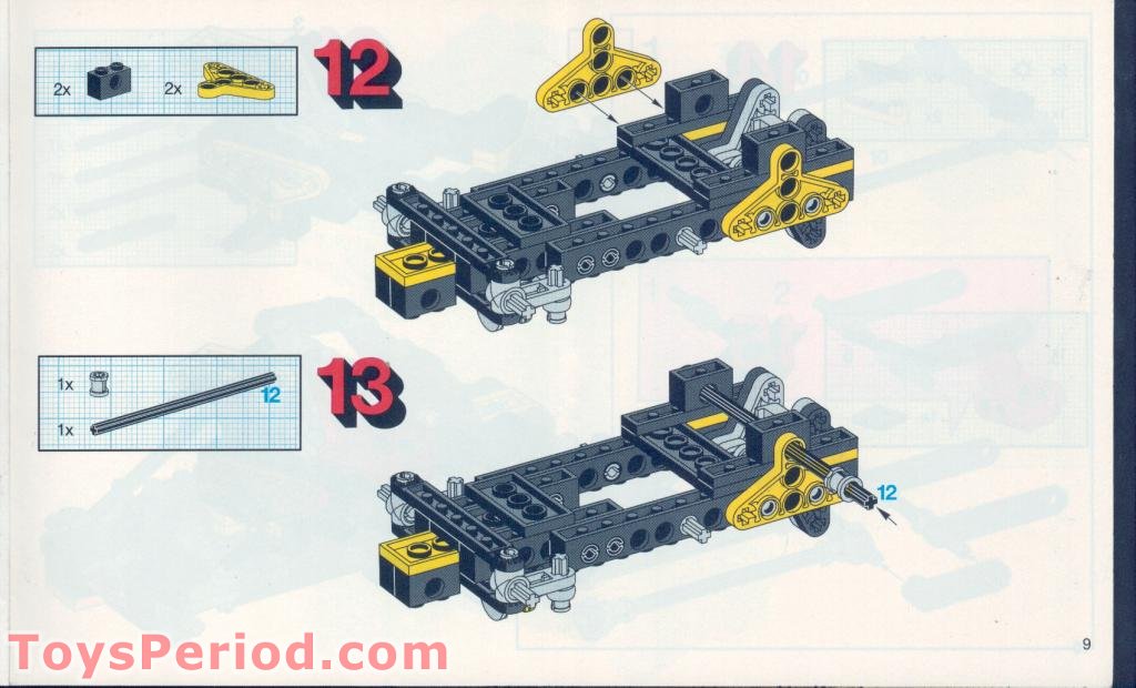 LEGO 8818 Baja Blaster Instructions and Parts List