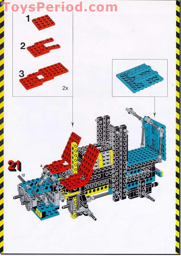 LEGO 8859 Tractor Instructions and Parts List