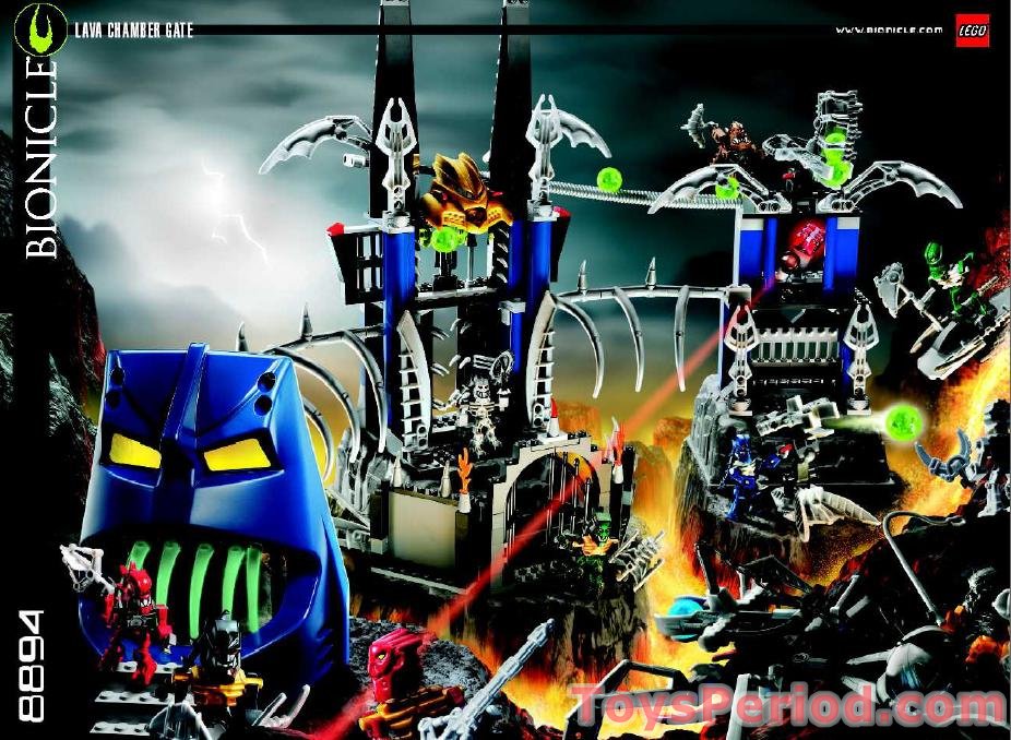 LEGO 8894 Piraka Stronghold Instructions and Parts List