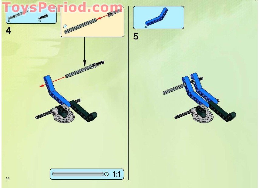 LEGO 8942-1 Jetrax T6 Instructions and Parts List