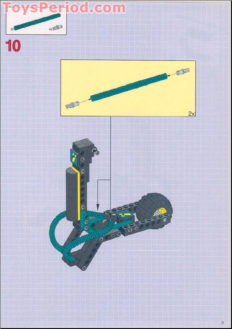 LEGO 8257 Cyber Strikers Instructions and Parts List