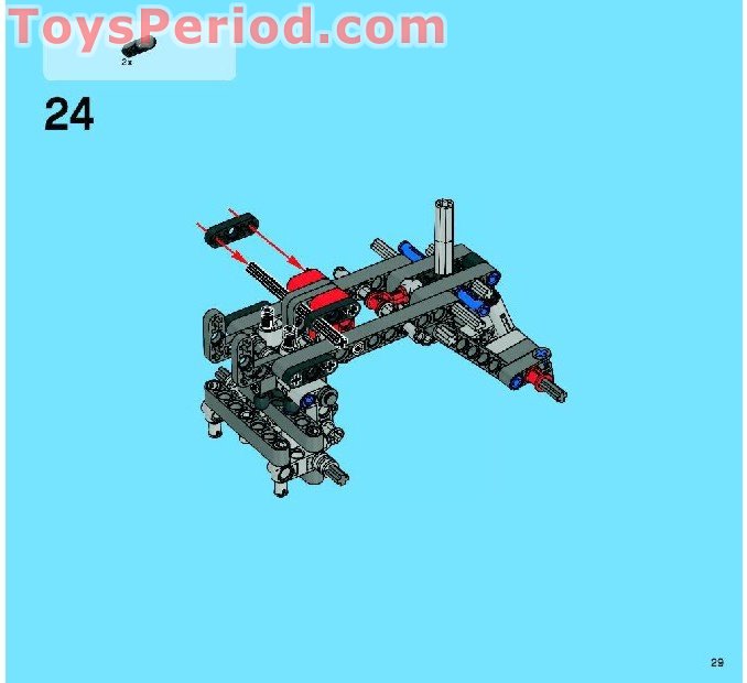 LEGO 8261 Rally Truck Instructions and Parts List