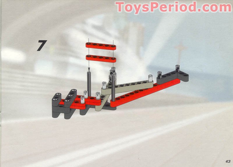 LEGO 8470 Slammer G-Force Instructions and Parts List