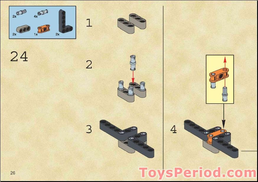 LEGO 8556 Boxor Instructions and Parts List