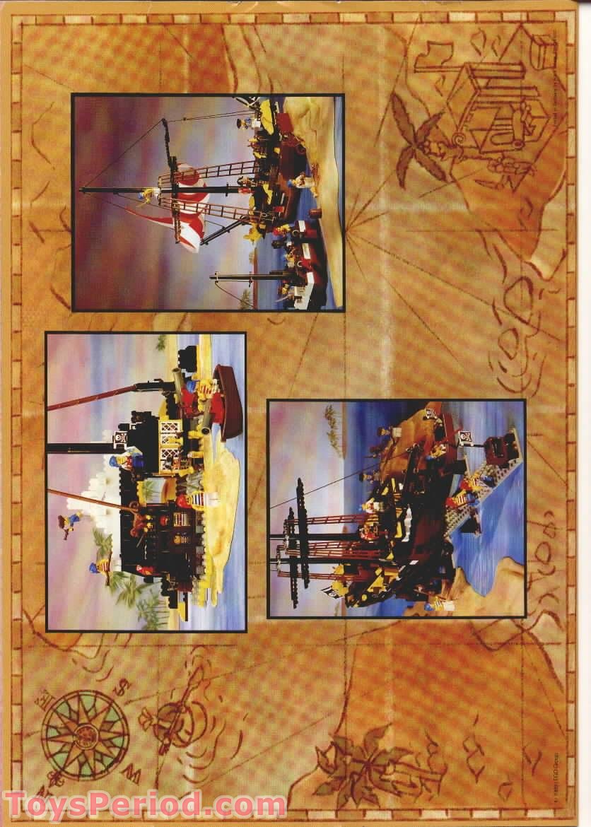 LEGO 6285 Black Seas Barracuda Instructions and Parts List