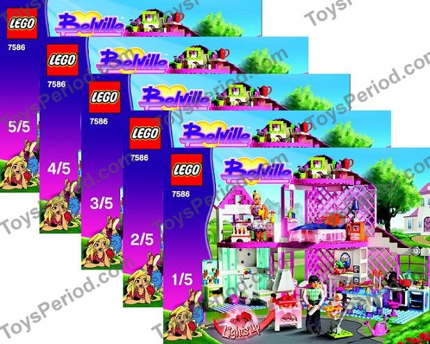 LEGO 7586 Sunshine Home Instructions and Parts List