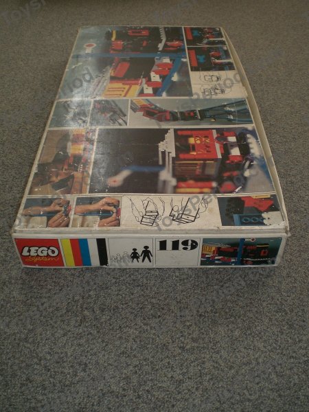 LEGO 119 Super Train Set Instructions and Parts List