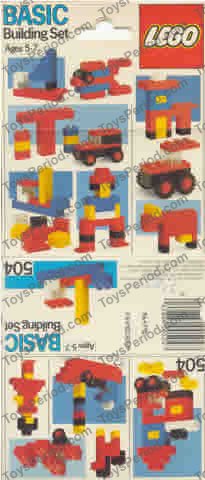 LEGO 504 Basic Building Set Parts List