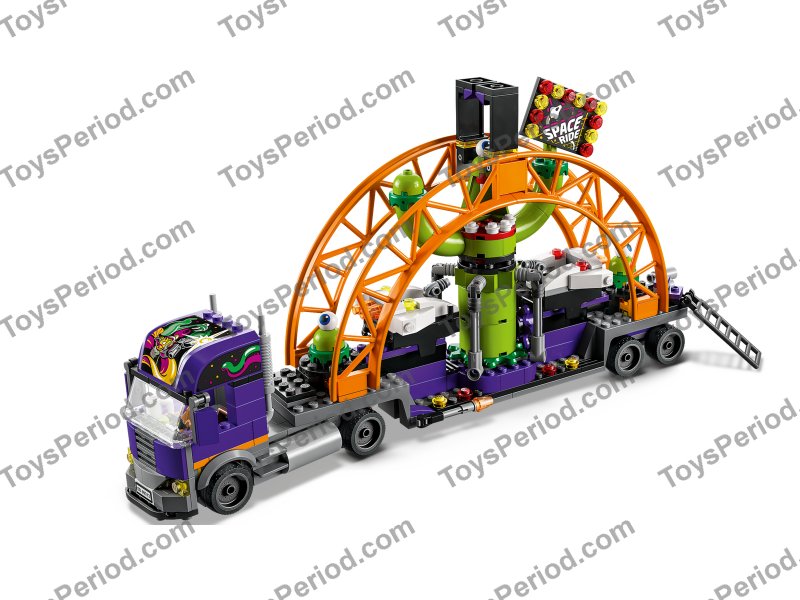 LEGO 60313 Space Ride Amusement Truck Set Parts List