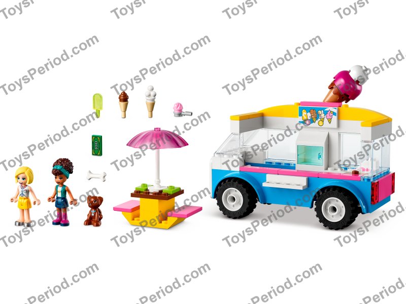 LEGO 41715 Ice-Cream Truck Set Parts List
