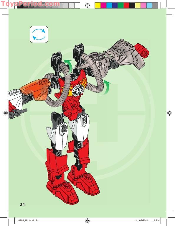 LEGO 6293 Furno Instructions and Parts List