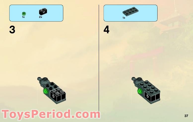 LEGO 70503 The Golden Dragon Instructions and Parts List