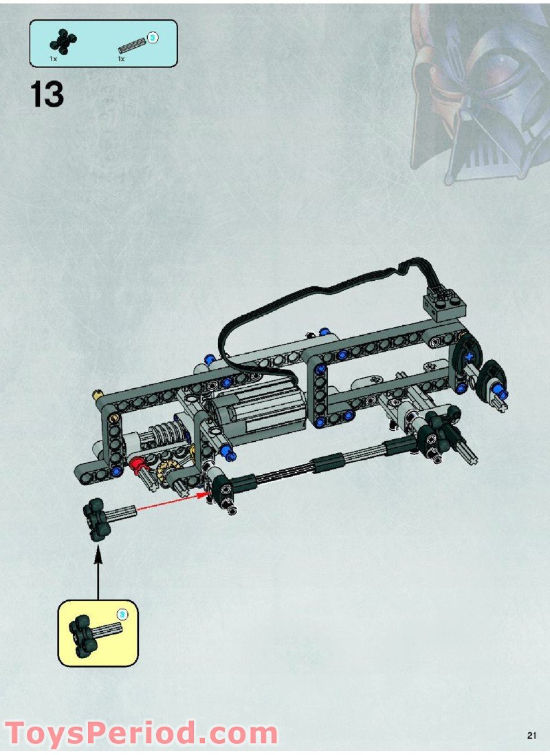 LEGO 10178 Motorized Walking AT-AT Instructions and Parts List