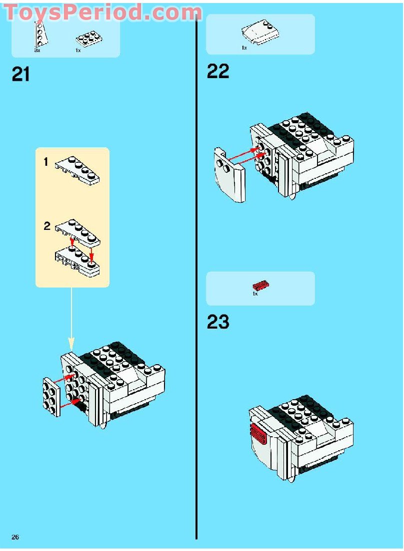 LEGO 10192 Space Skulls Instructions and Parts List