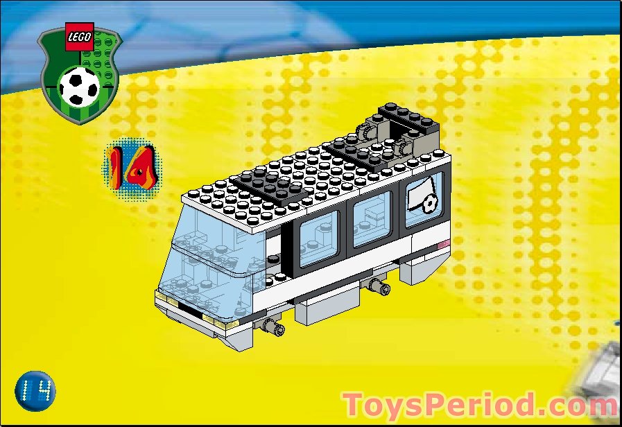 LEGO 3404 Black Bus Instructions and Parts List