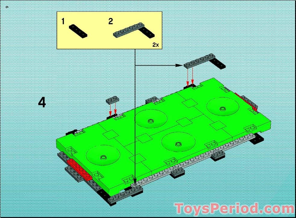 LEGO 3570 Street Soccer Instructions and Parts List