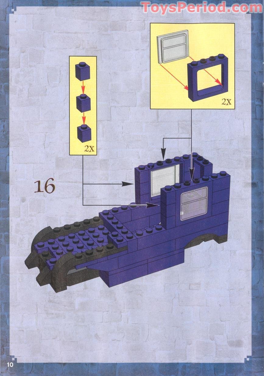 LEGO 4755 Knight Bus Instructions and Parts List