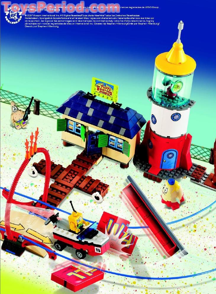 LEGO 4982 Mrs. Puff's Boating School Instructions and Parts List