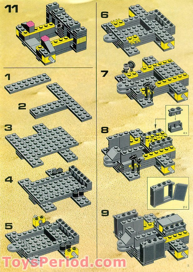 LEGO 6941 Battrax Instructions and Parts List