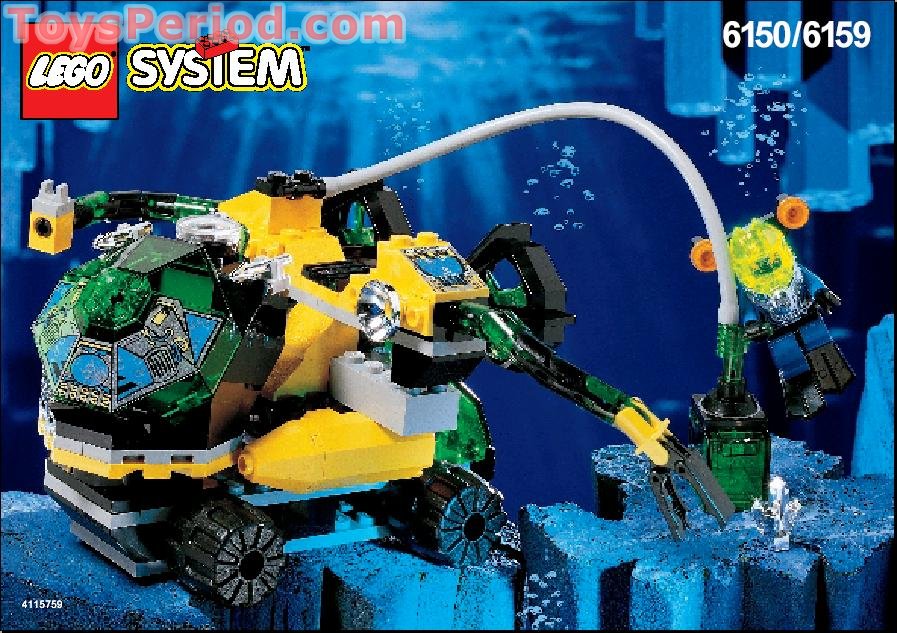 LEGO 6150 Crystal Detector Instructions and Parts List