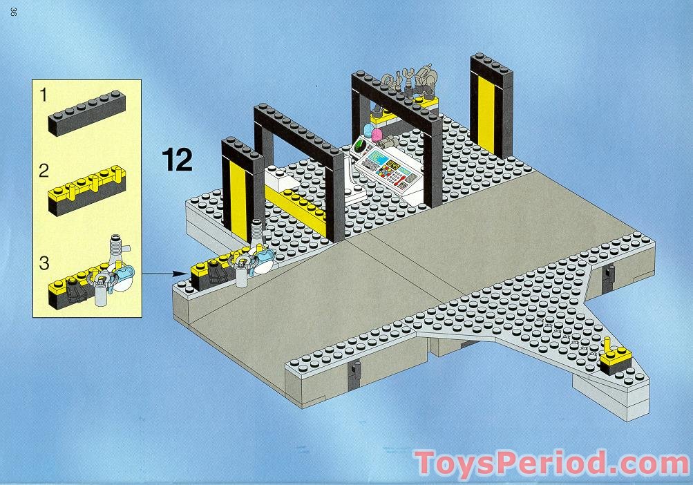 LEGO 6479 Emergency Response Center Instructions and Parts List