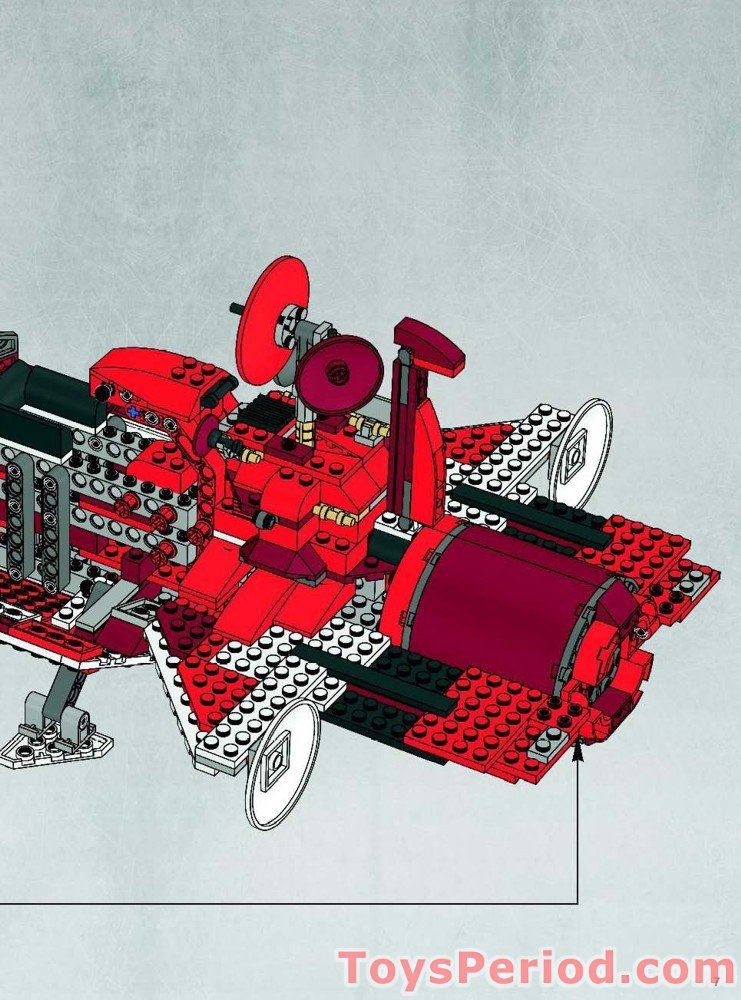 LEGO 7665 Republic Cruiser (Limited Edition - with R2-R7) Instructions ...