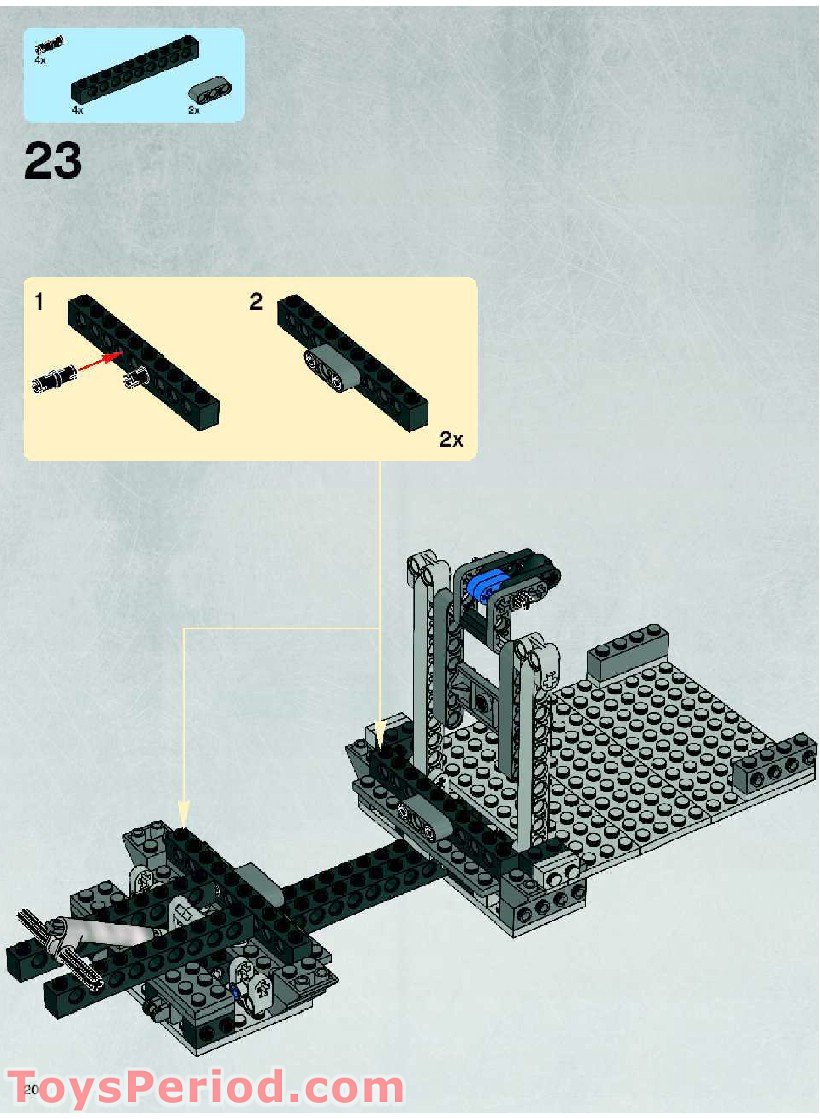 LEGO 7680 The Twilight Instructions and Parts List