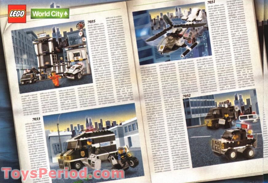 LEGO 7043 Firefighter Instructions and Parts List