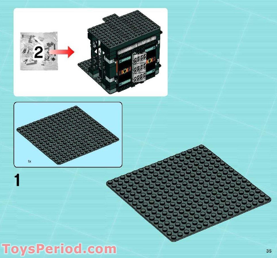 LEGO 8637 Mission 8: Volcano Base Instructions and Parts List
