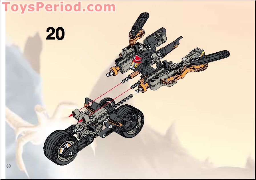 LEGO 8516 The Boss Instructions and Parts List
