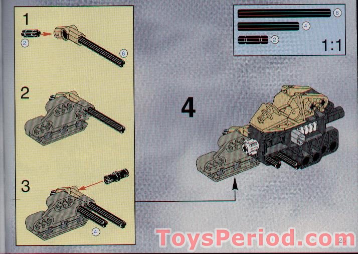 LEGO 8511 Frost Instructions and Parts List