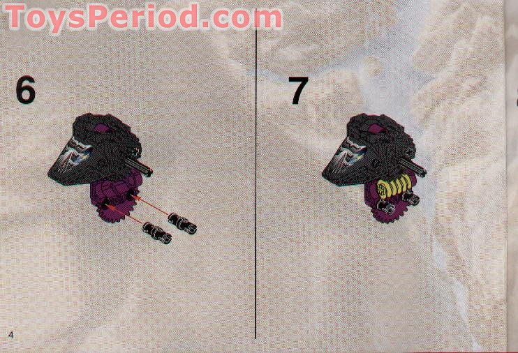 Lego 8522 Spark Slizer Instructions And Parts List
