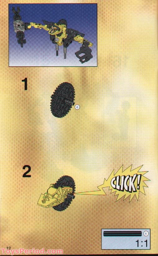 LEGO 8523 Blaster Slizer Instructions and Parts List