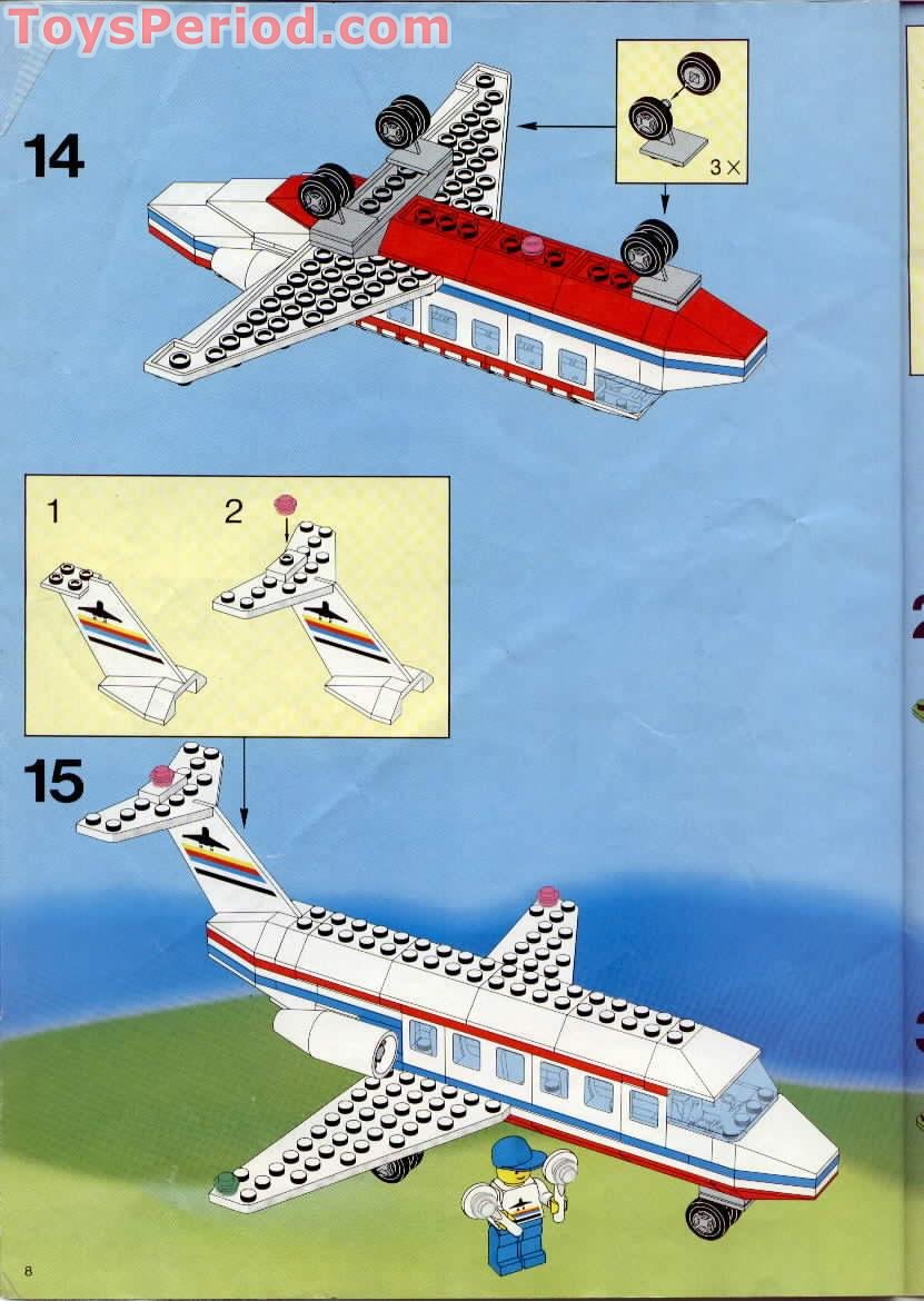 LEGO 6396 International Jetport Instructions and Parts List