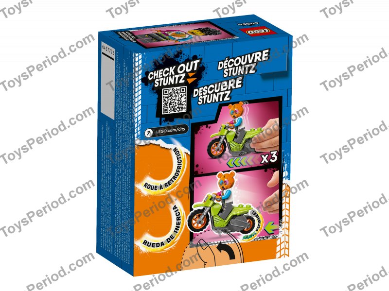 LEGO 60356 Bear Stunt Bike Set Parts List